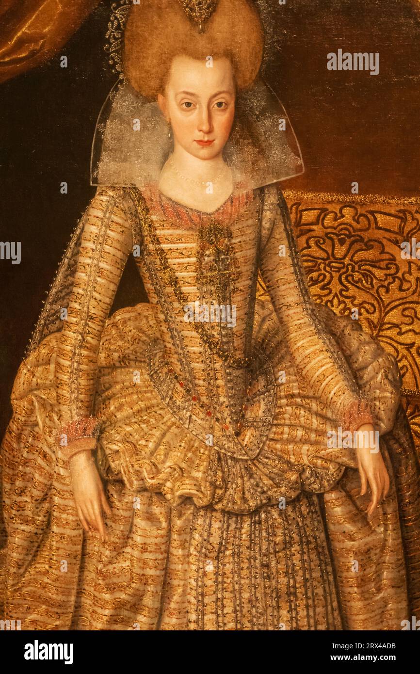 England, London, Portrait of Princess Elizabeth, later Queen of Bohemia ...
