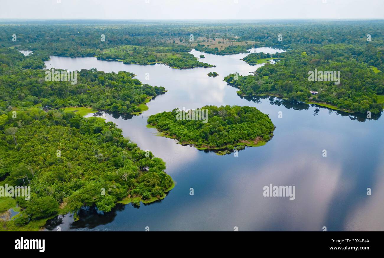 Manaus brazil river aerial hi-res stock photography and images - Alamy