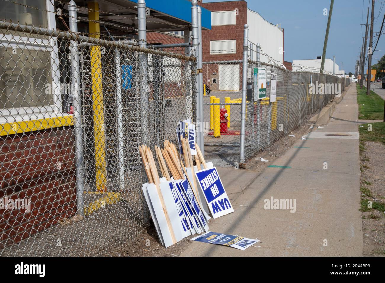 Warren, Michigan, USA. 22nd Sep, 2023. The United Auto Workers ...