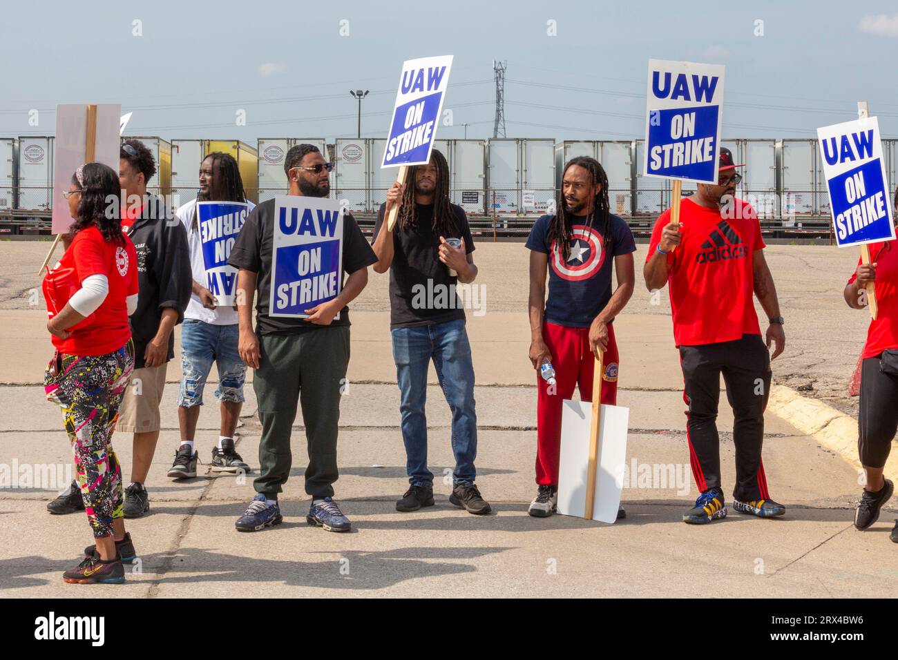 Center Line, Michigan, USA. 22nd Sep, 2023. The United Auto Workers ...