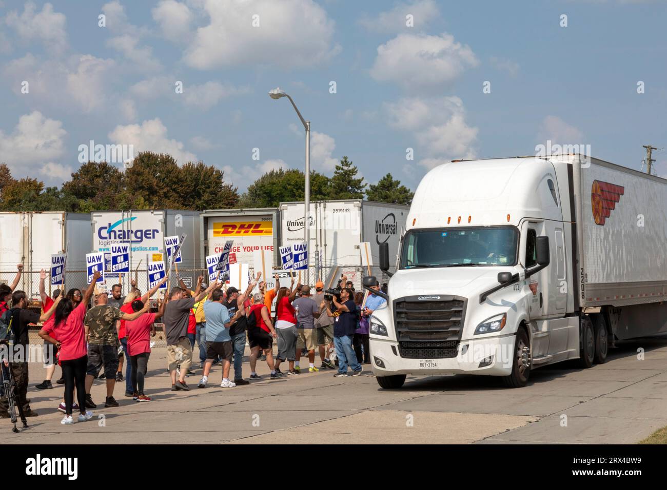Center Line, Michigan, USA. 22nd Sep, 2023. The United Auto Workers ...