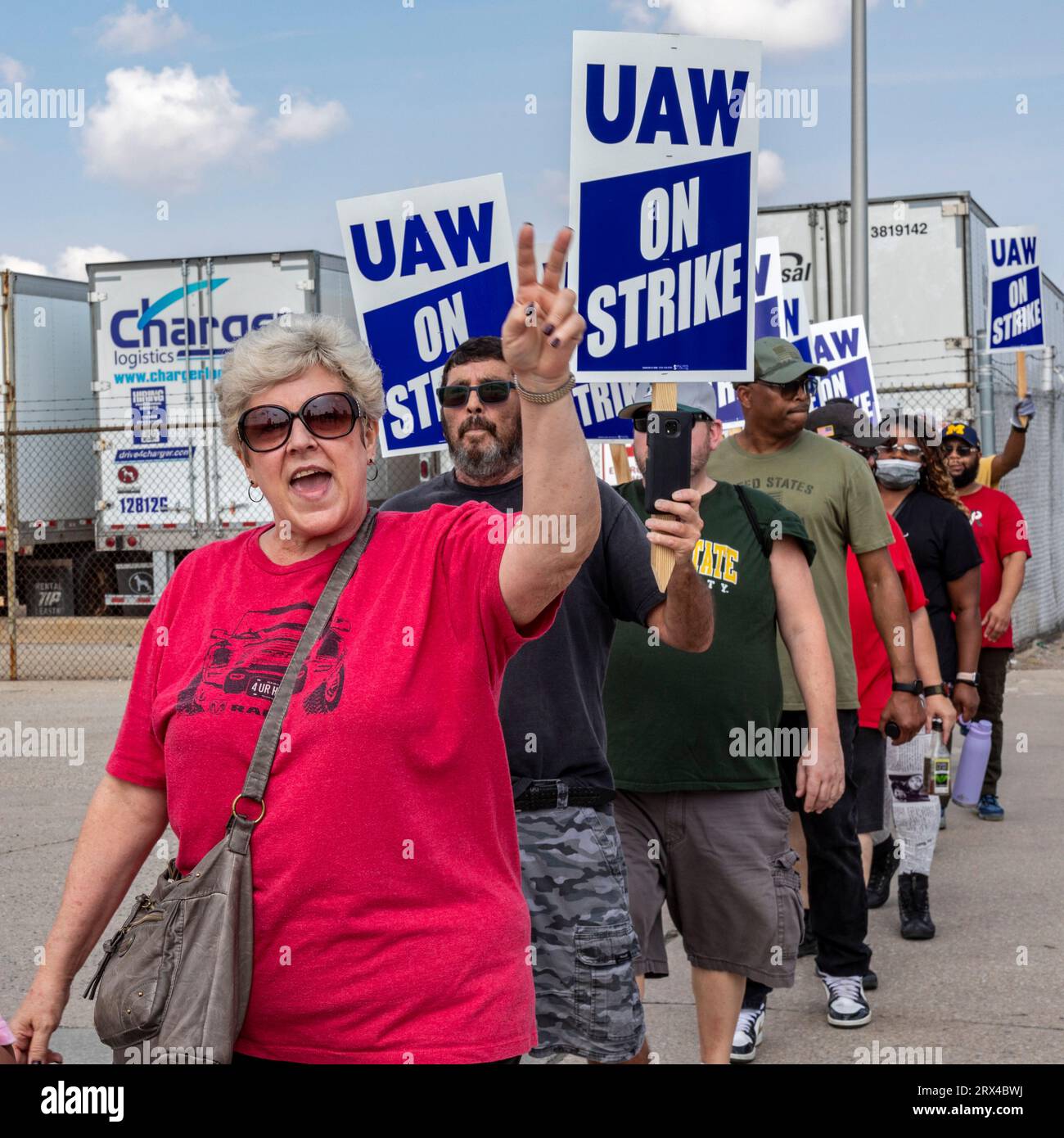 Center Line, Michigan, USA. 22nd Sep, 2023. The United Auto Workers ...