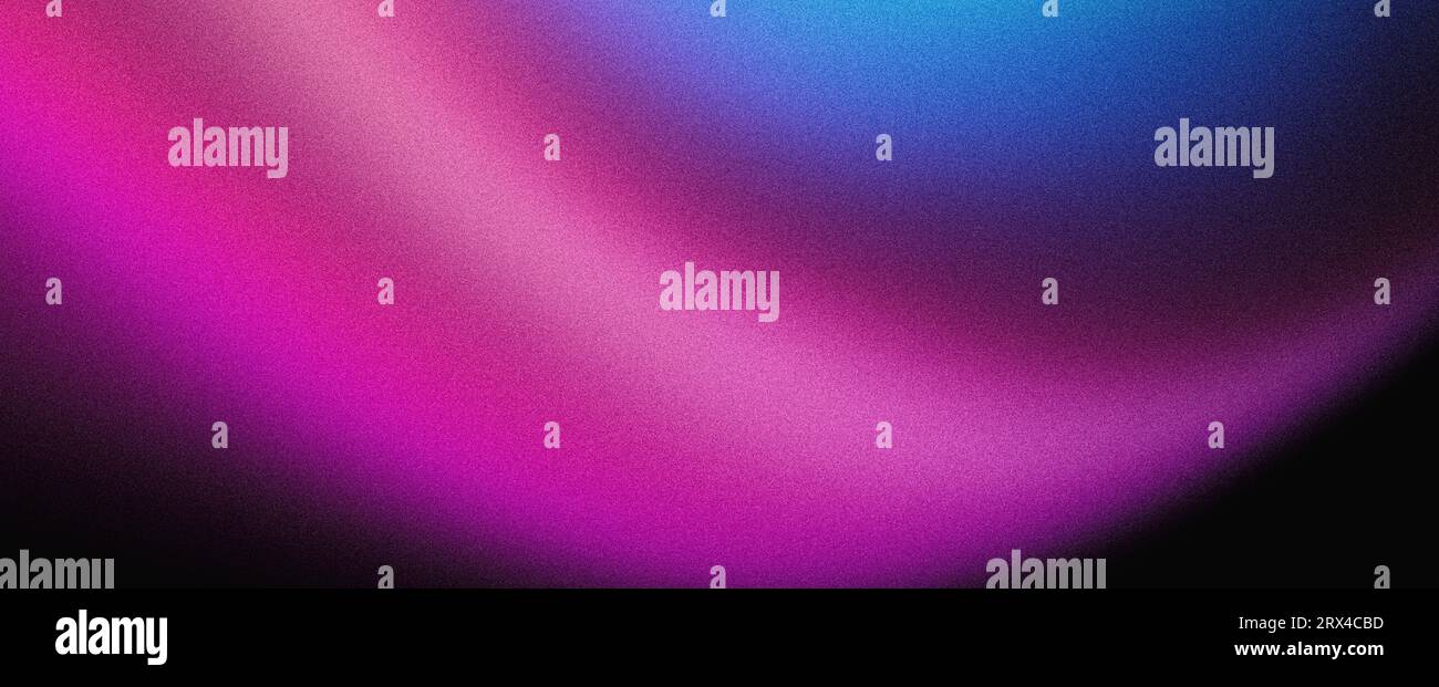 Pink blue black magenta abstract color gradient wave background grainy ...