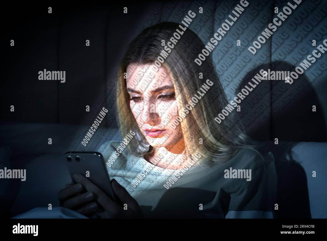 Negative doomscrolling addiction online hi-res stock photography and ...