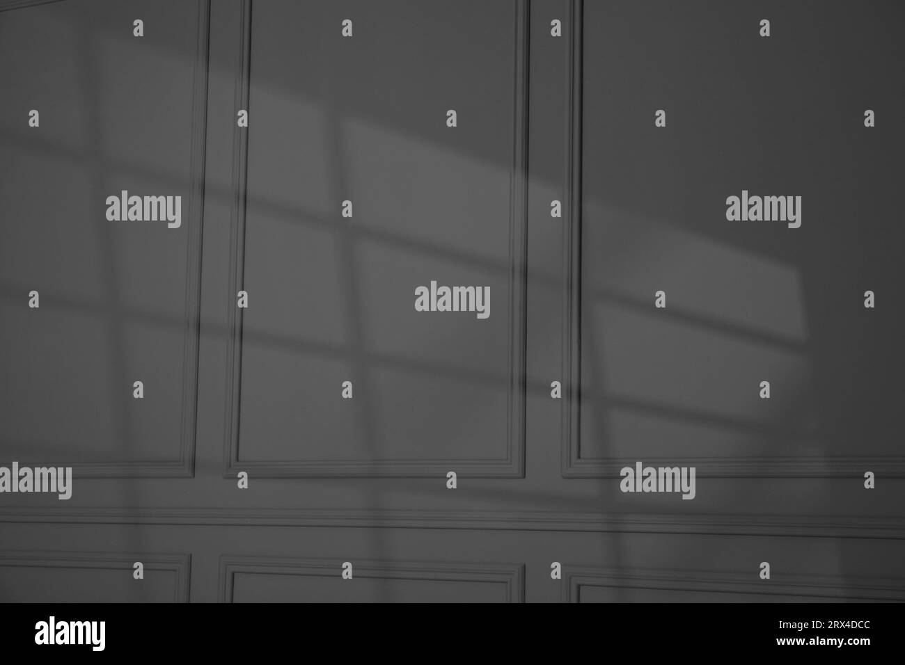 Grey wall with window Black and White Stock Photos & Images - Alamy