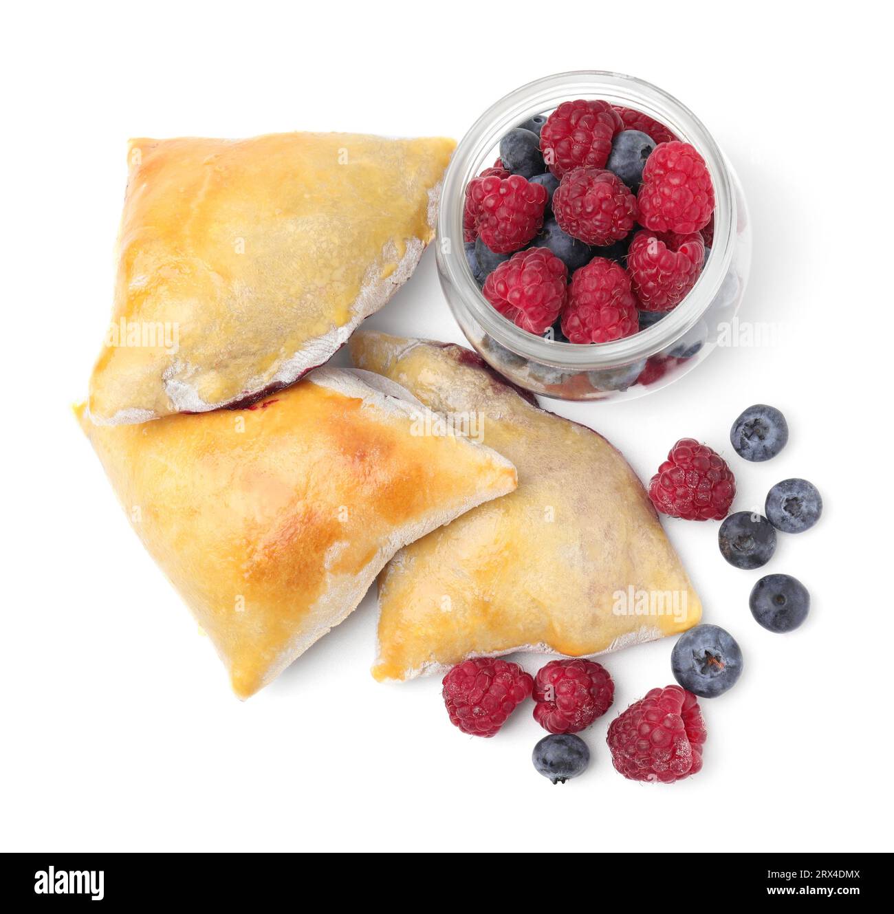Samosas top view Cut Out Stock Images & Pictures - Alamy