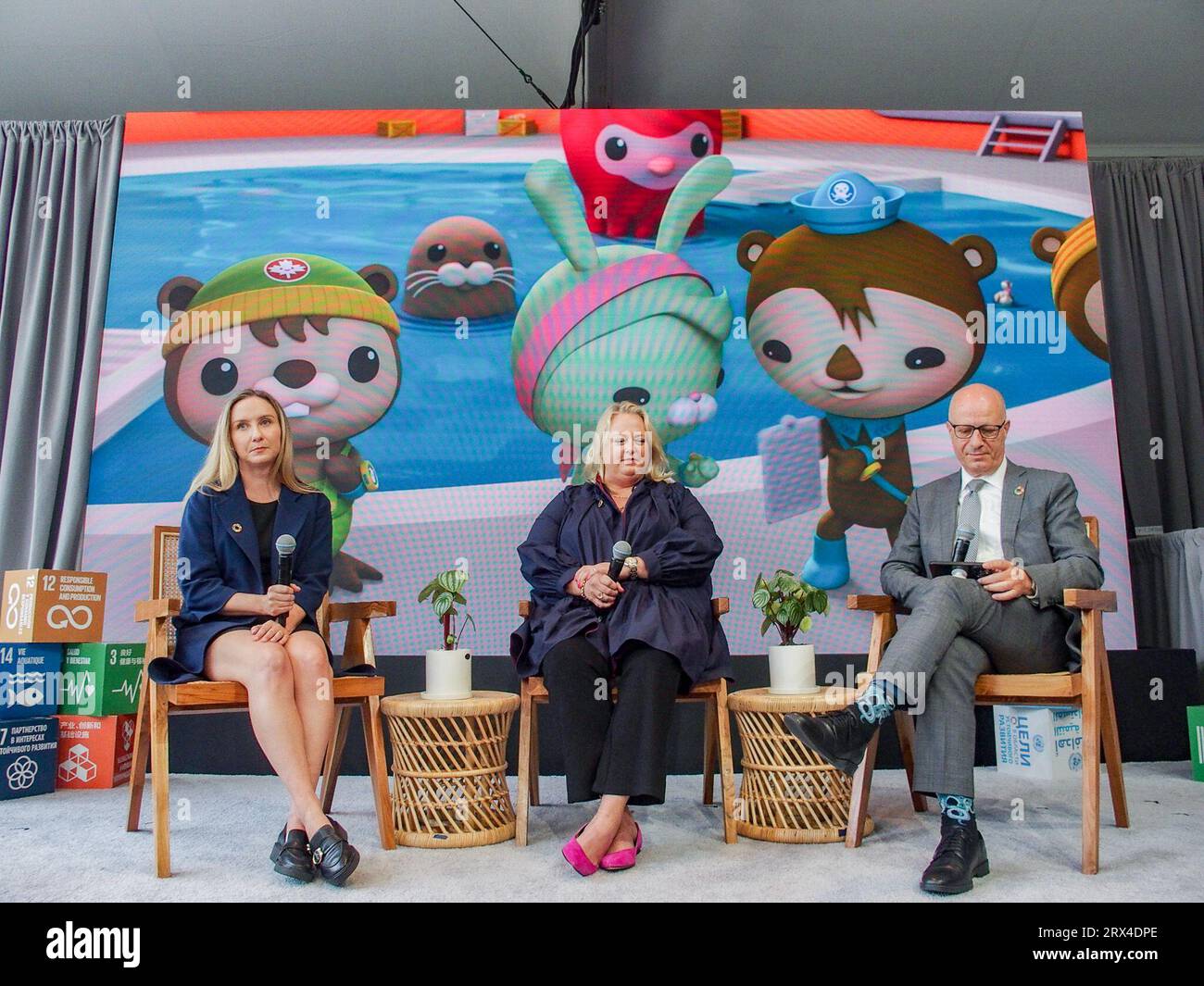 New York, New York, USA. 22nd Sep, 2023. LACEY STANTON, Executive ...