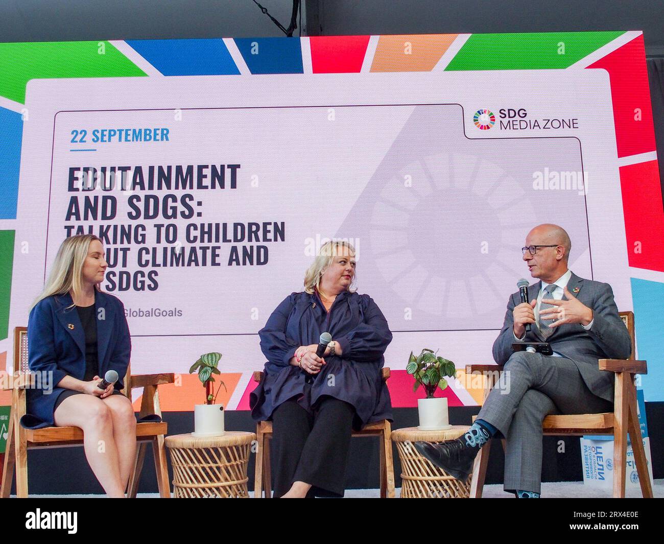New York, New York, USA. 22nd Sep, 2023. LACEY STANTON, Executive ...