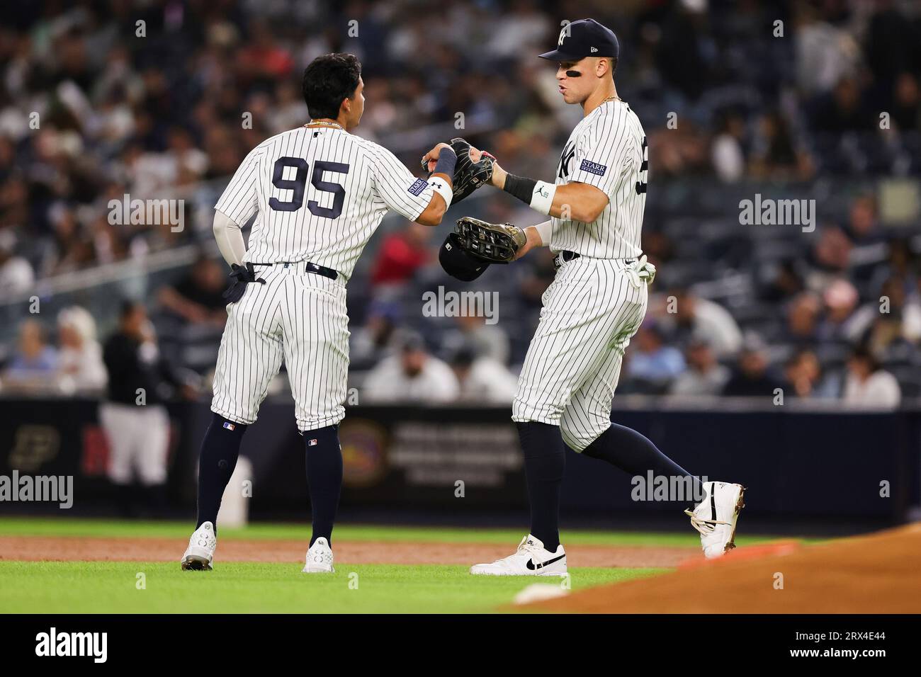 BRONX, NY - SEPTEMBER 20: New York Yankees Outfield Oswaldo Cabrera (95 ...