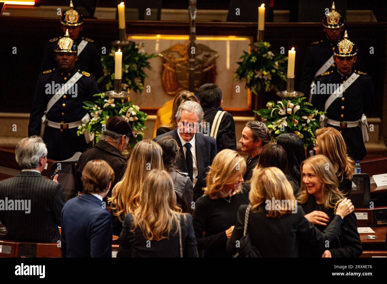 Bogota, Colombia. 22nd Sep, 2023. Fernando Botero Zea son of late ...