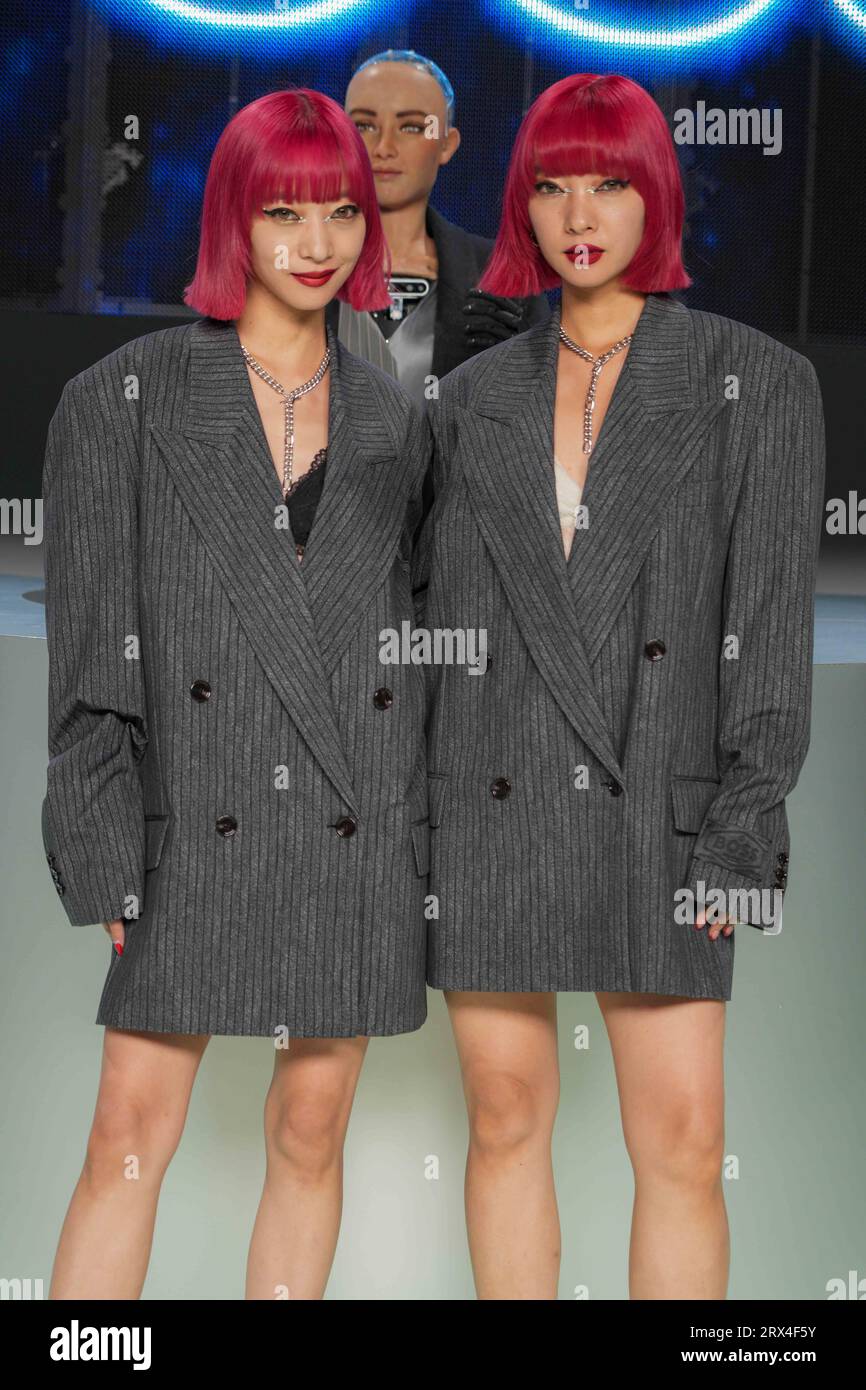 Milan Fashion Week, Spring Summer 2024 Arrivals at the Boss fashion ...