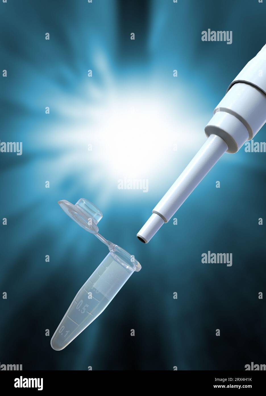 Biomedical research, conceptual illustration Stock Photo - Alamy
