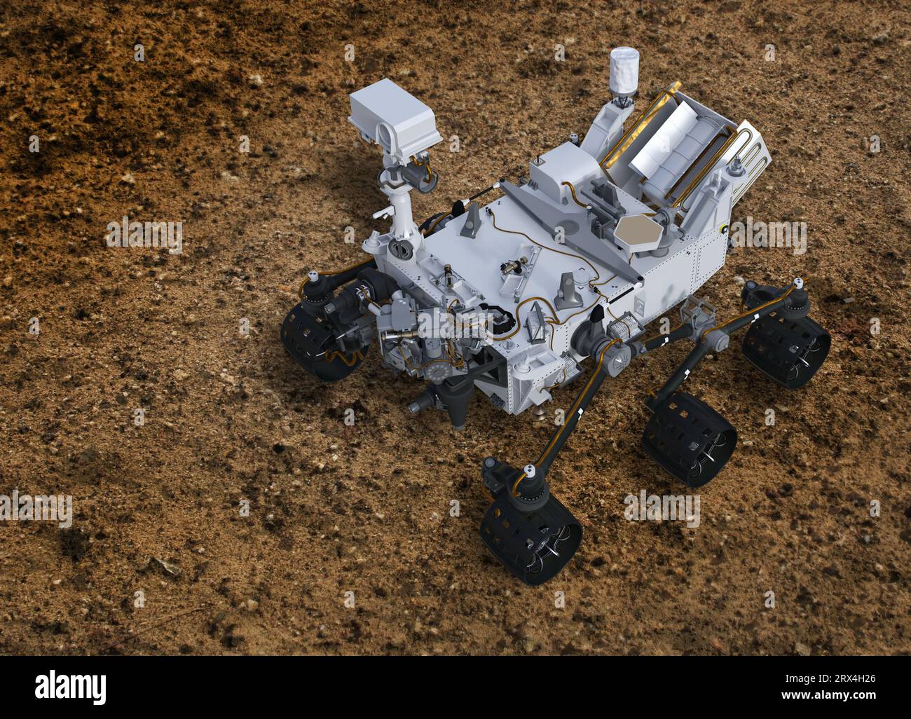 Perseverance rover, illustration Stock Photo - Alamy
