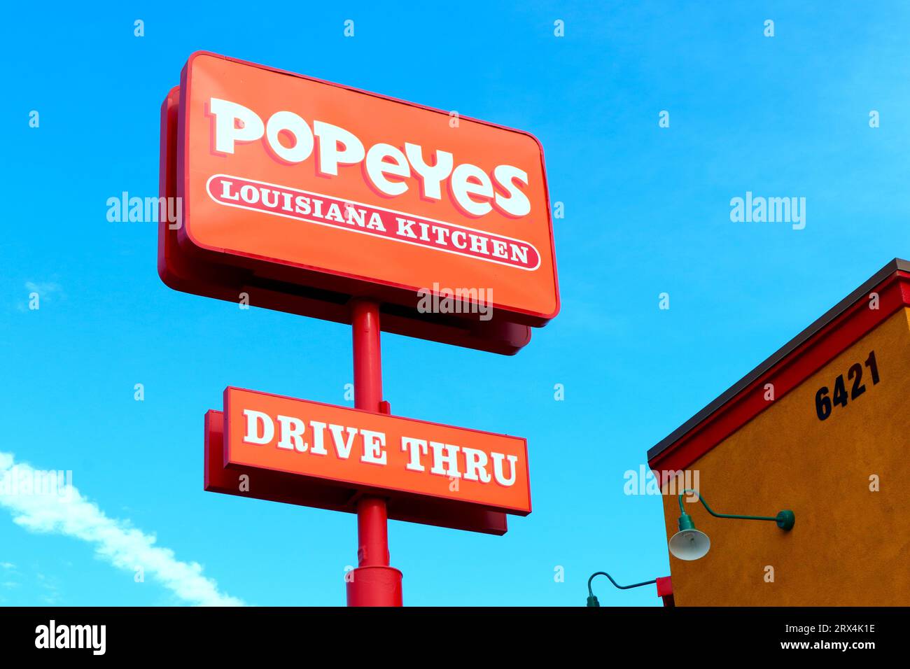 Los Angeles, California: Popeyes Louisiana Kitchen, American ...