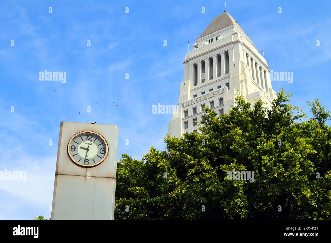 Los Angeles, California: The Nagoya Clock Tower, is a clock tower in ...