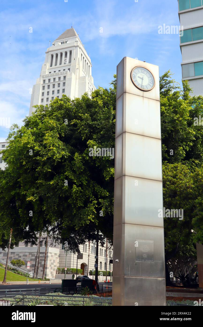 Los Angeles, California: The Nagoya Clock Tower, is a clock tower in ...