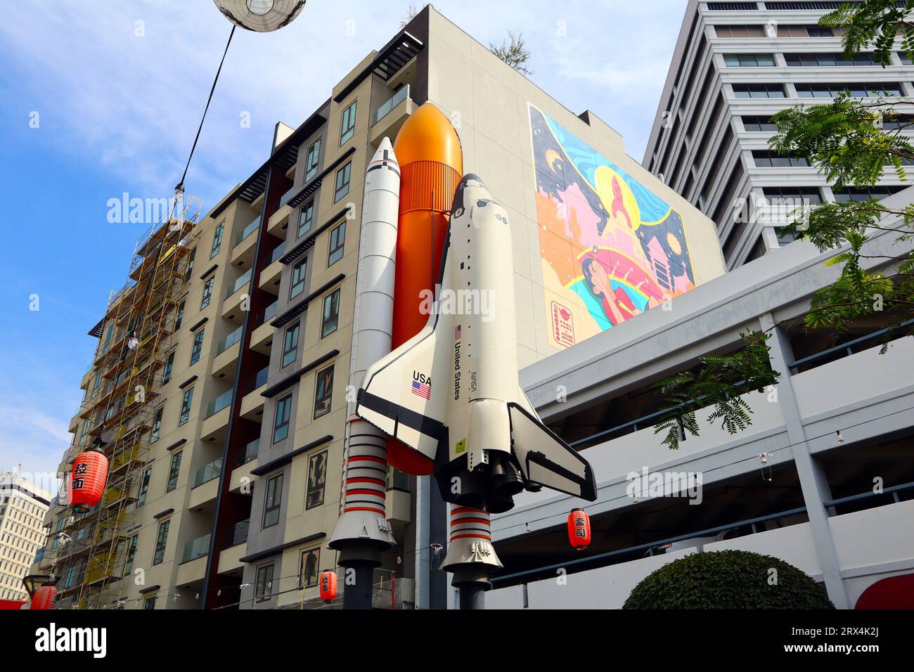 Los Angeles, California: Space Shuttle Challenger Memorial at Astronaut ...