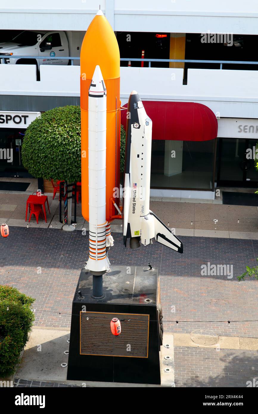 Los Angeles, California: Space Shuttle Challenger Memorial at Astronaut ...