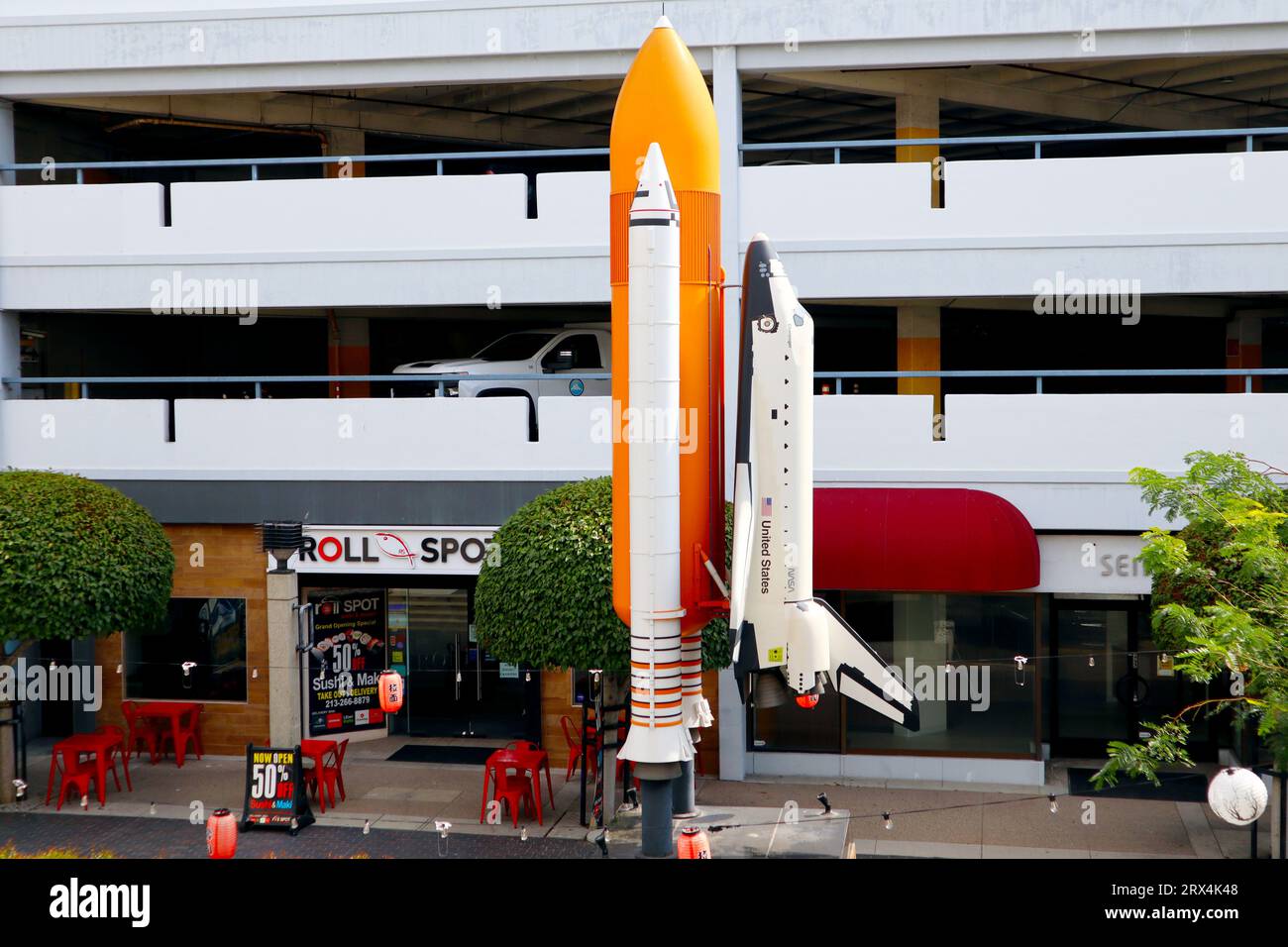 Los Angeles, California: Space Shuttle Challenger Memorial at Astronaut ...