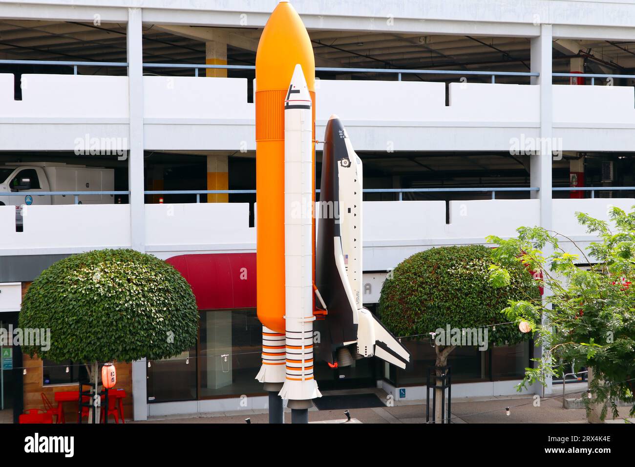 Los Angeles, California: Space Shuttle Challenger Memorial at Astronaut ...