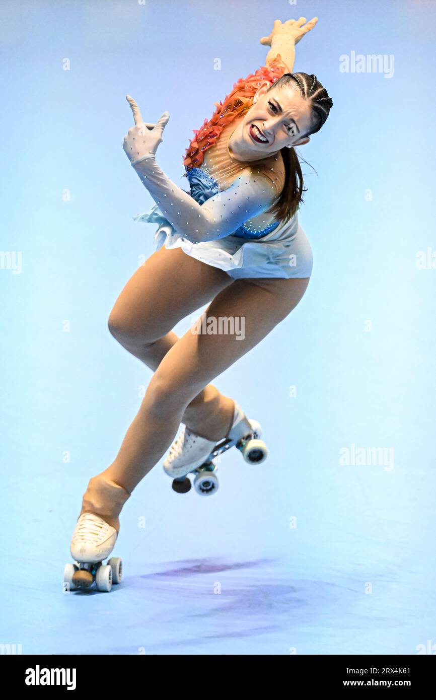 Natalia BALDIZZONE MORALES (ESP), during Senior Ladies Solo Dance, Free ...