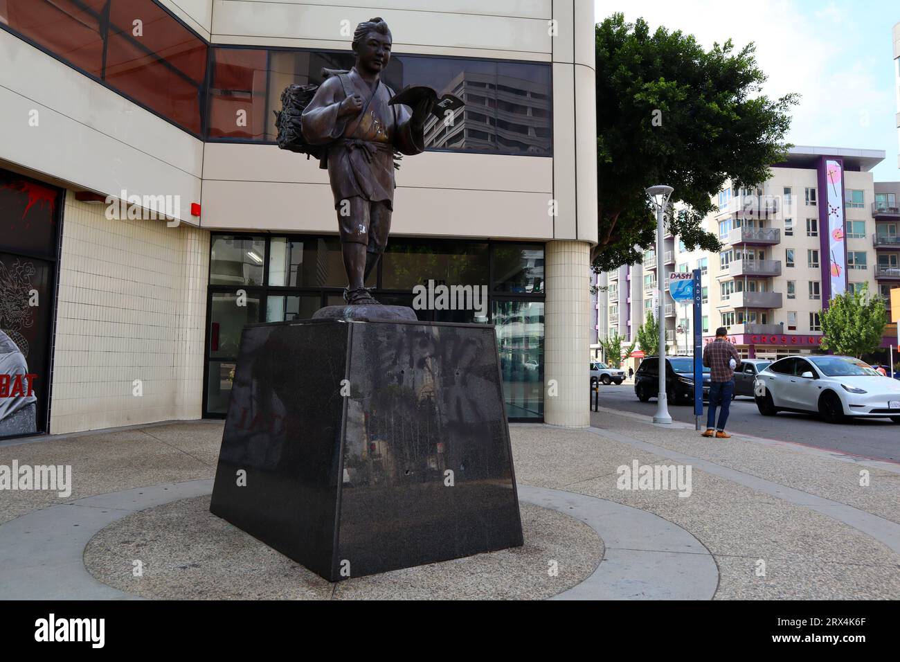 Los Angeles, California: Ninomiya Kinjiro (Sontoku) Statue by Japanese ...