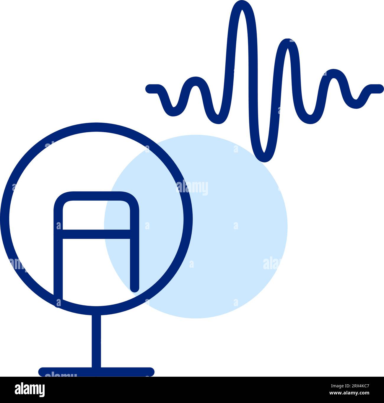 Singing sound wave Stock Vector Images - Alamy