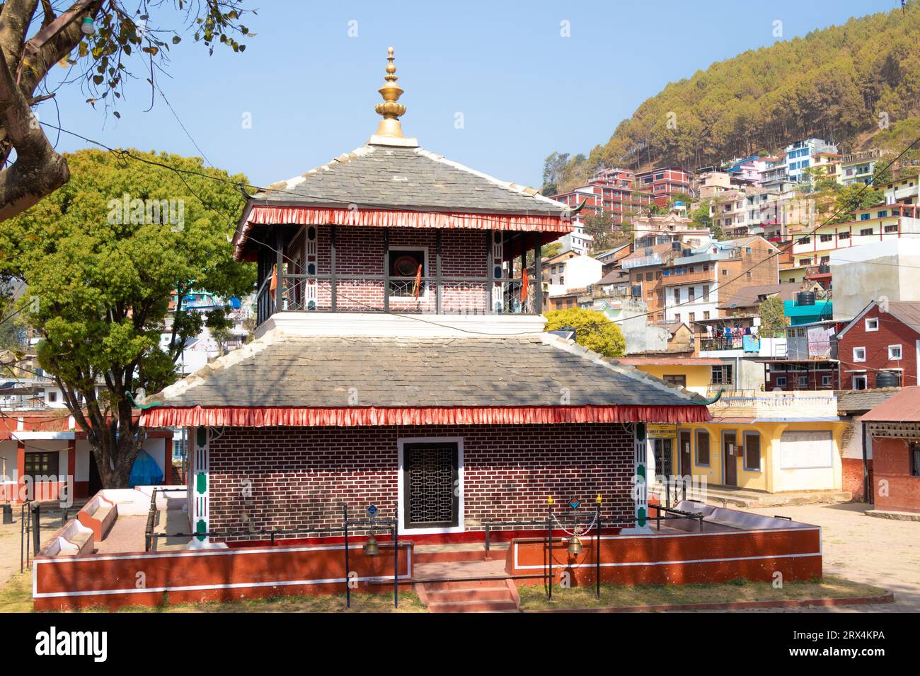 Rana Ujeshwori Bhagwati temple is located inside the Tansen Durbar ...