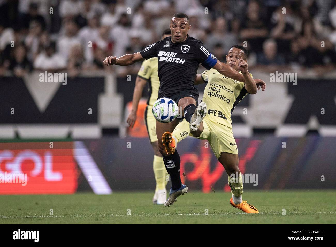 SÃO PAULO, SP - 22.09.2023: CORINTHIANS X BOTAFOGO - Marçal and Pedro ...
