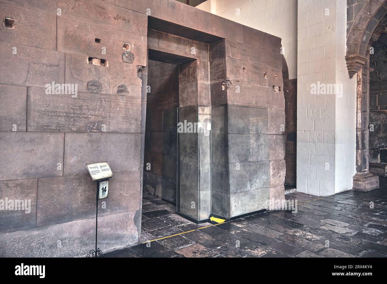 CUSCO, PERU. 2023: Inca Wall in ancient city of Coricancha Temple ...