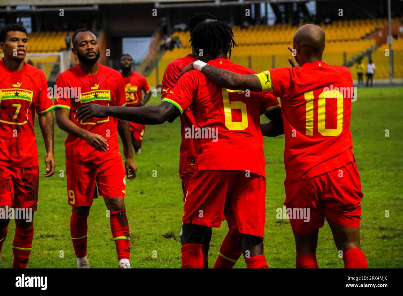 ACCRA, GHANA - SEPTEMBER 12: during the International Friendly match ...