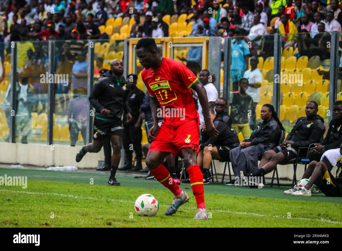 ACCRA, GHANA - SEPTEMBER 12: Hamidu Abdul Fatawu of Ghana during the ...
