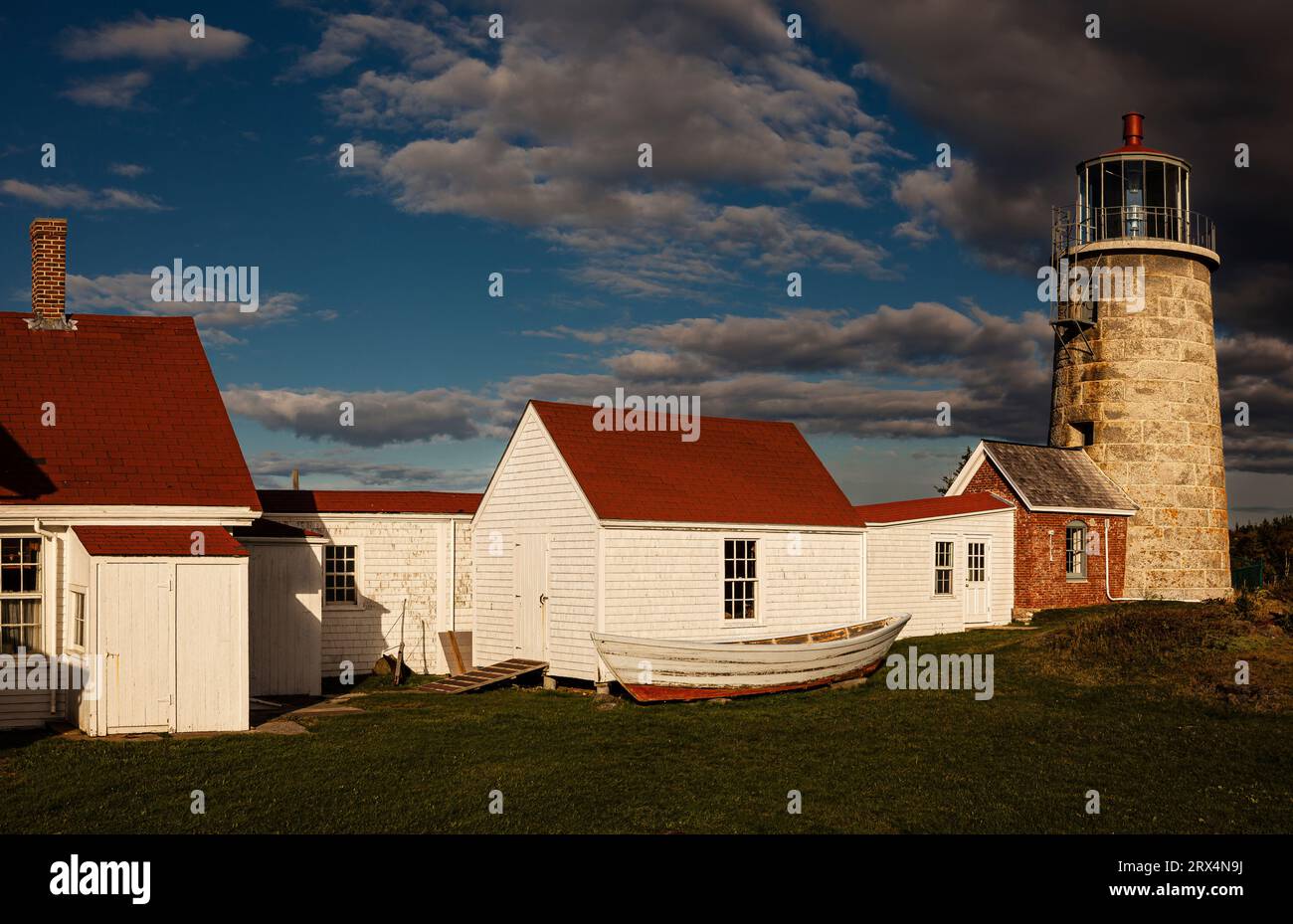 Monhegan Island Lighthouse and Quarters and The Monhegan Museum ...