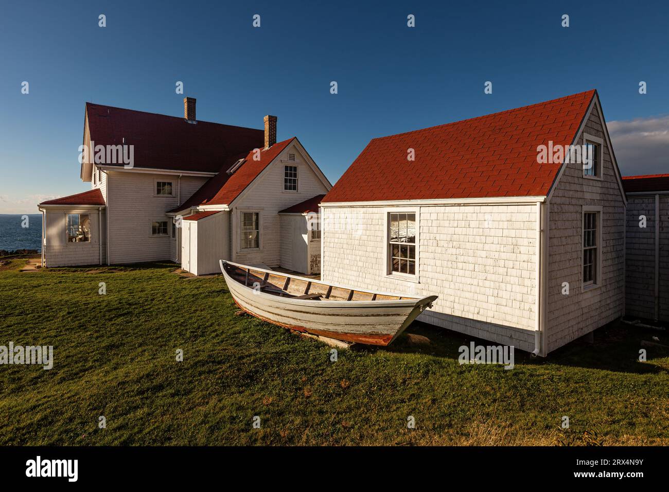 Monhegan Island Lighthouse and Quarters and The Monhegan Museum ...