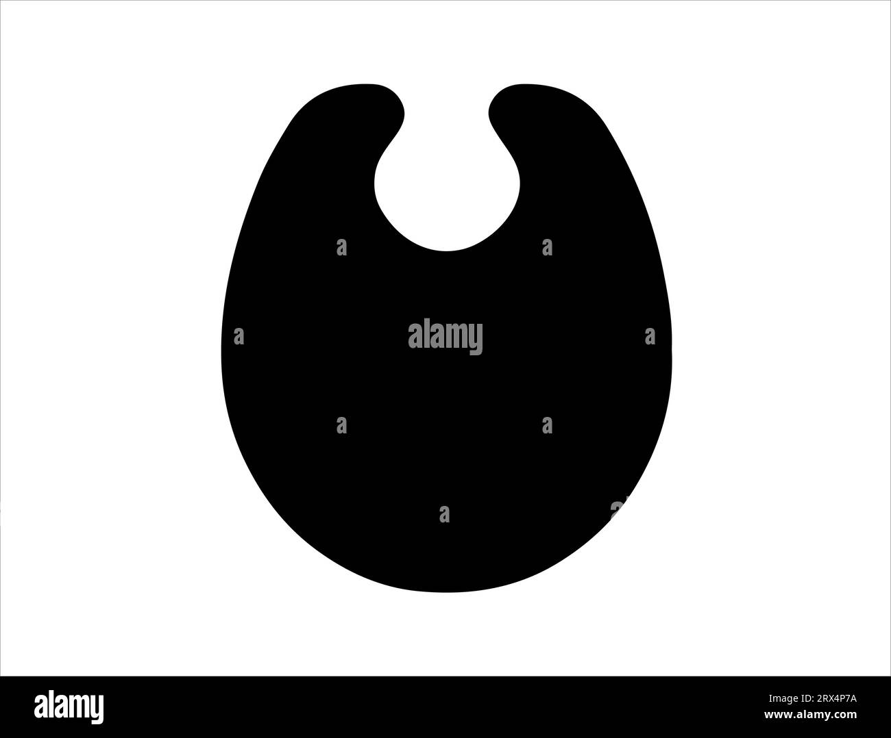 Bib silhouette vector art Stock Vector Image & Art - Alamy