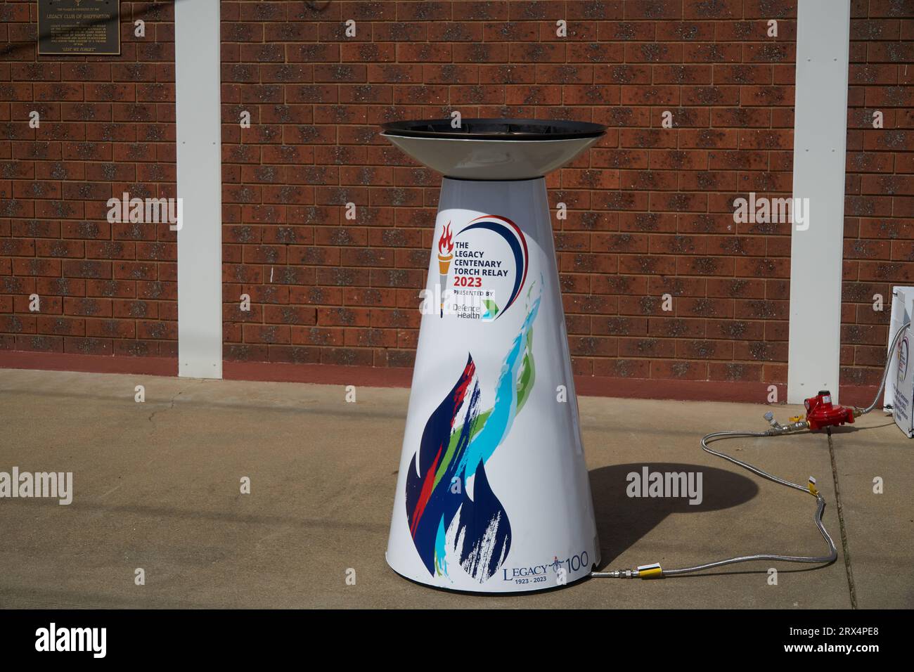 Shepparton Victoria Australia 23rd September 2023. The caldron outside ...