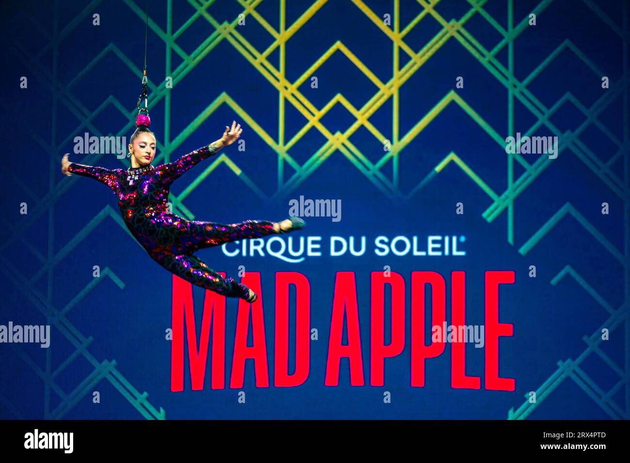 Las Vegas, USA. 29th Aug, 2023. Cirque du Soleil Mad Apple performance ...