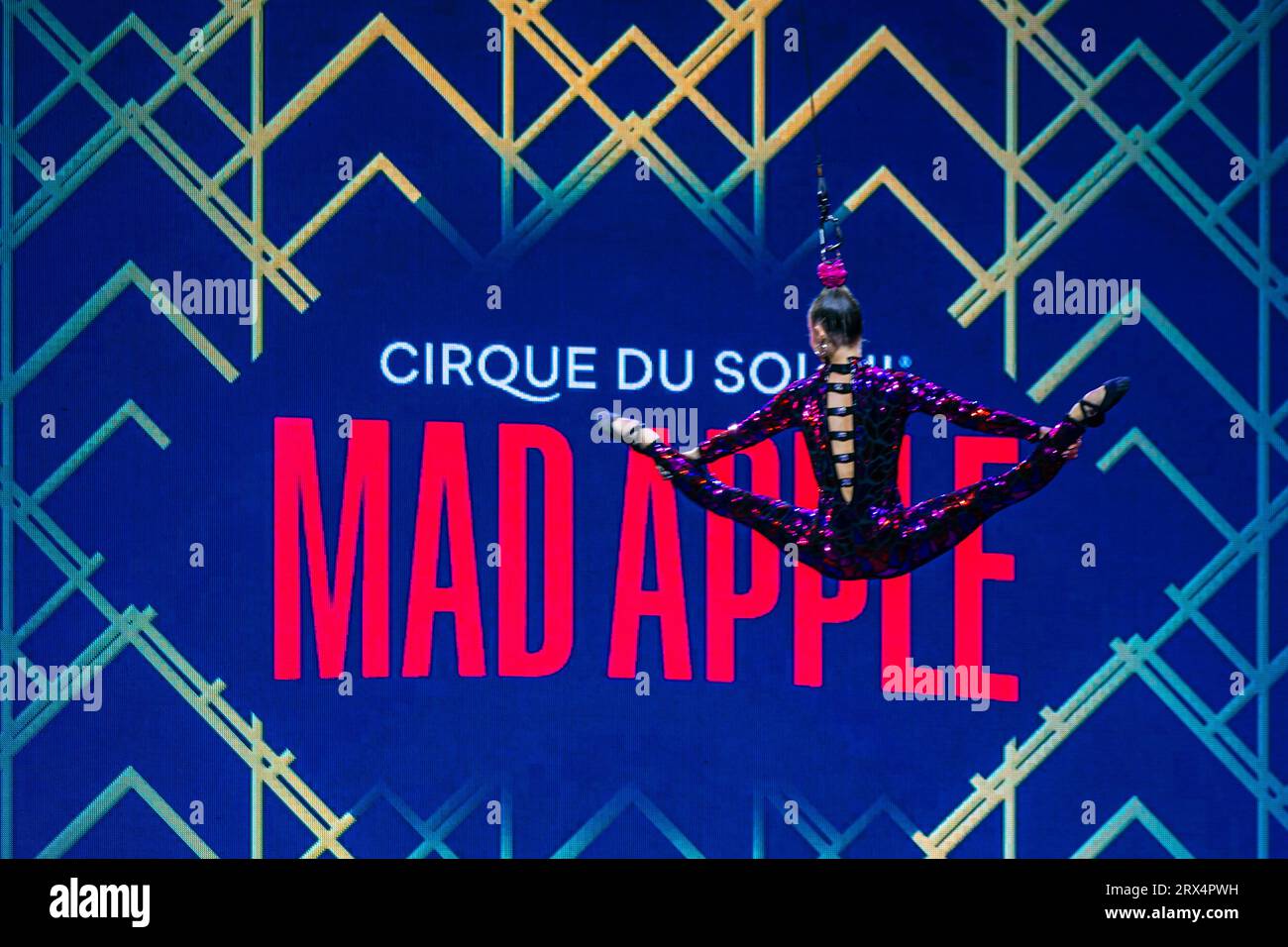 Las Vegas, USA. 29th Aug, 2023. Cirque du Soleil Mad Apple performance ...