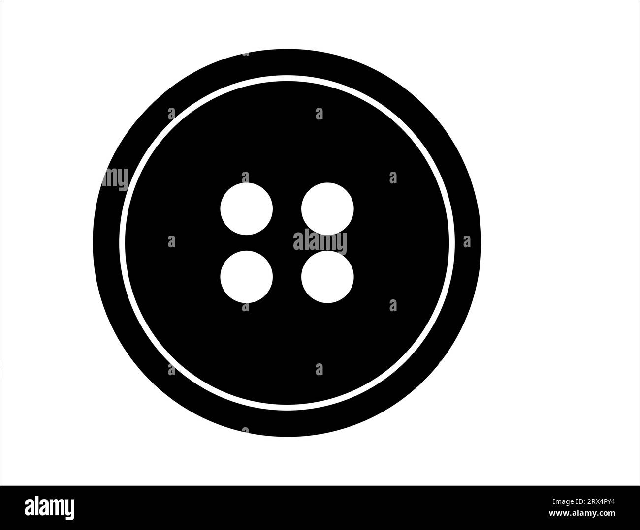 Vintage clothes button illustration Stock Vector Images - Alamy