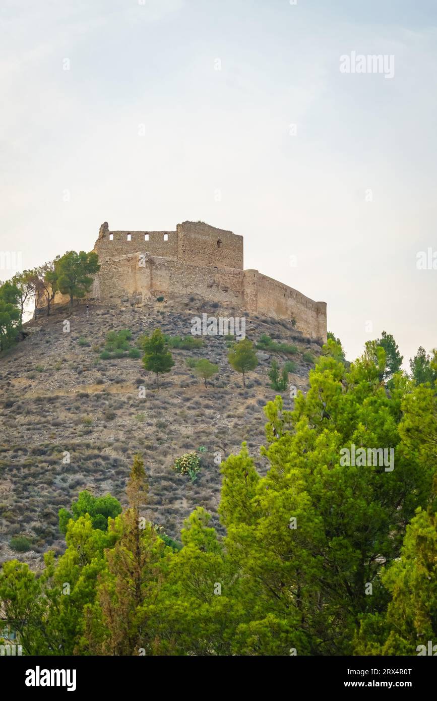 View of Jalance Castle. Valencia. Spain Stock Photo - Alamy