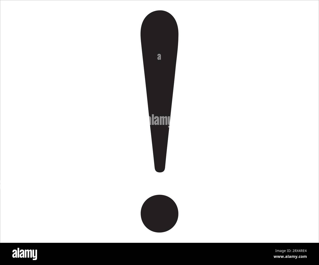 Set attention exclamation symbol hi-res stock photography and images ...