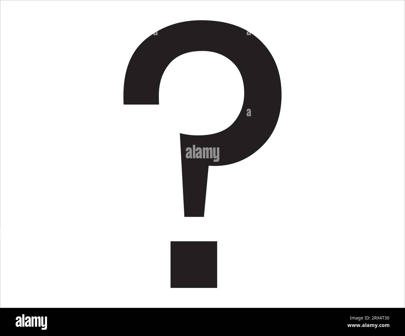 Question mark silhouette vector art white background Stock Vector Image ...