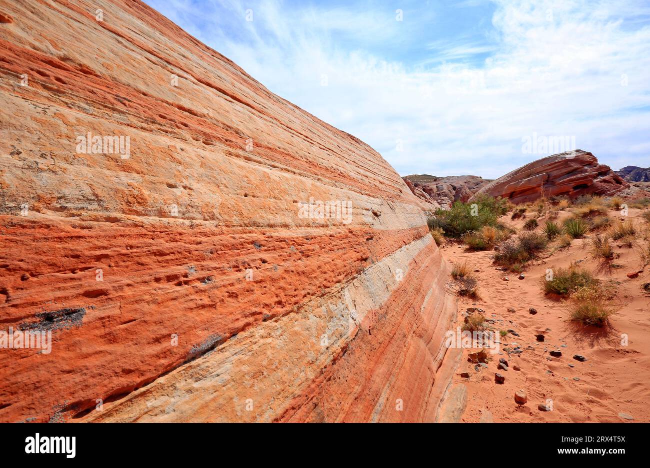 Cliffs of Fire Wave - Valley of Fire State Park, Nevada Stock Photo - Alamy