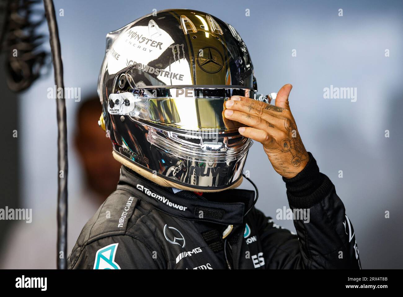 Suzuka, Japon. 23rd Sep, 2023. HAMILTON Lewis (gbr), Mercedes AMG F1 ...