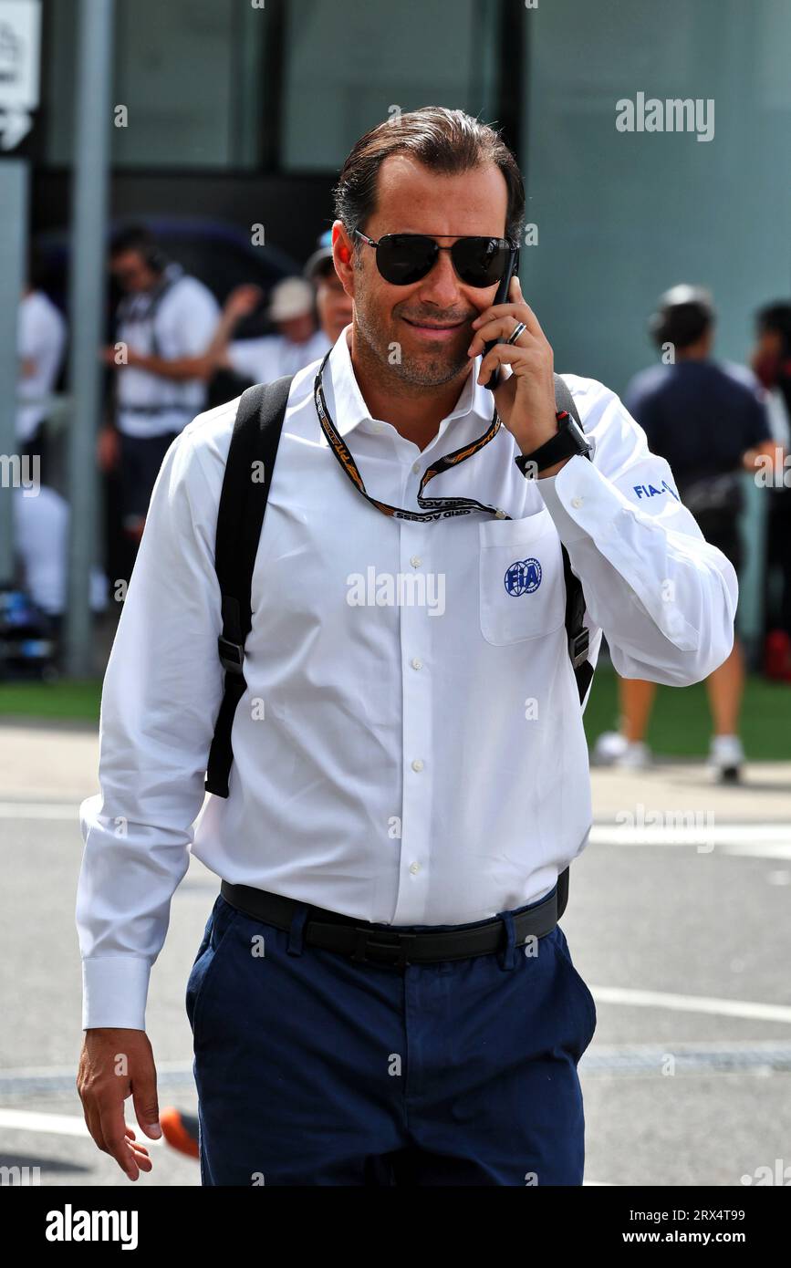 Suzuka, Japan. 23rd Sep, 2023. Enrique Bernoldi (BRA) FIA Steward ...