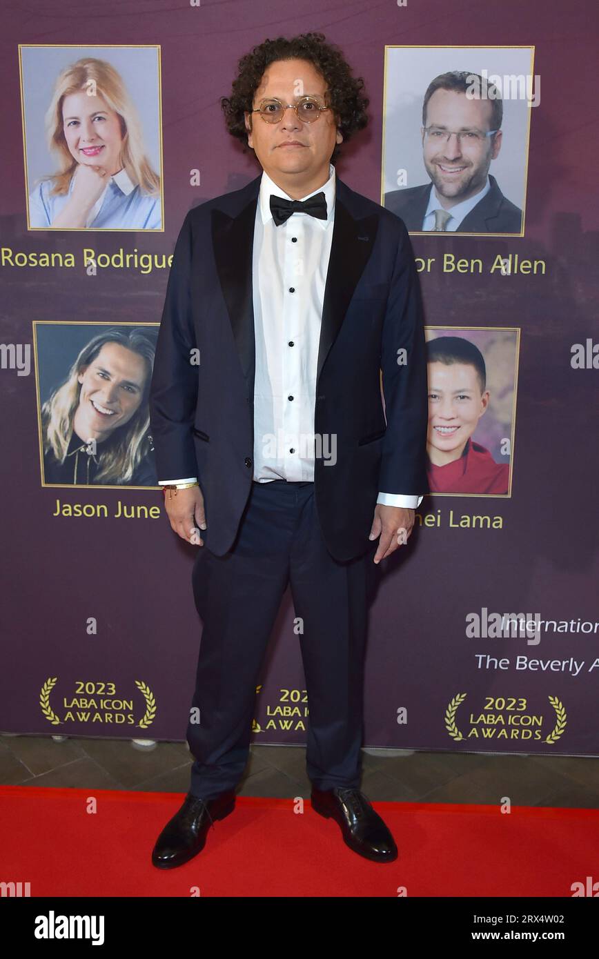 Georges Berges arrives at the third Los Angeles Beverly Arts (LABA ...
