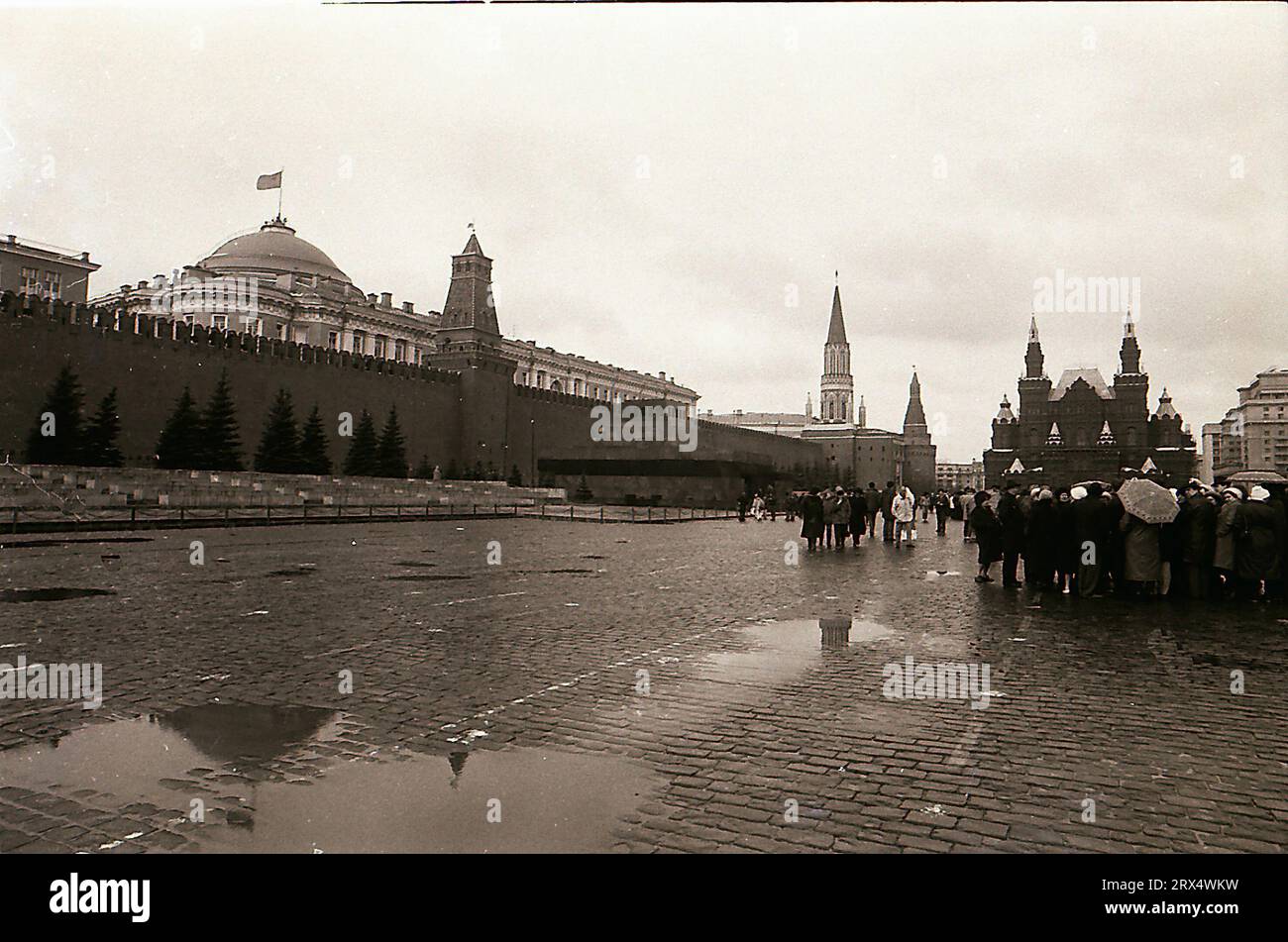 COPENHAGEN/DENMARK. (File images 1988 Moscow,Russia )Moscow red square ...