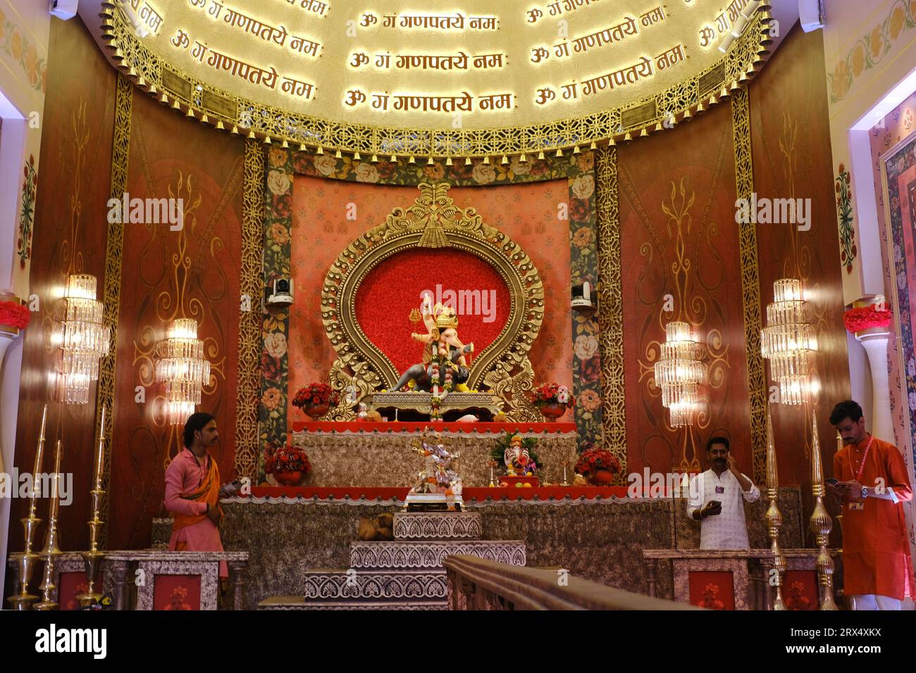 19 September 2023, Pune, Maharashtra, India, Beautiful idol of Lord ...