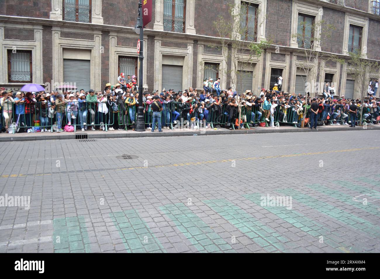 CDMX, Mexico City, Mexico - 09 16 2023: Traditional Mexico Independence ...