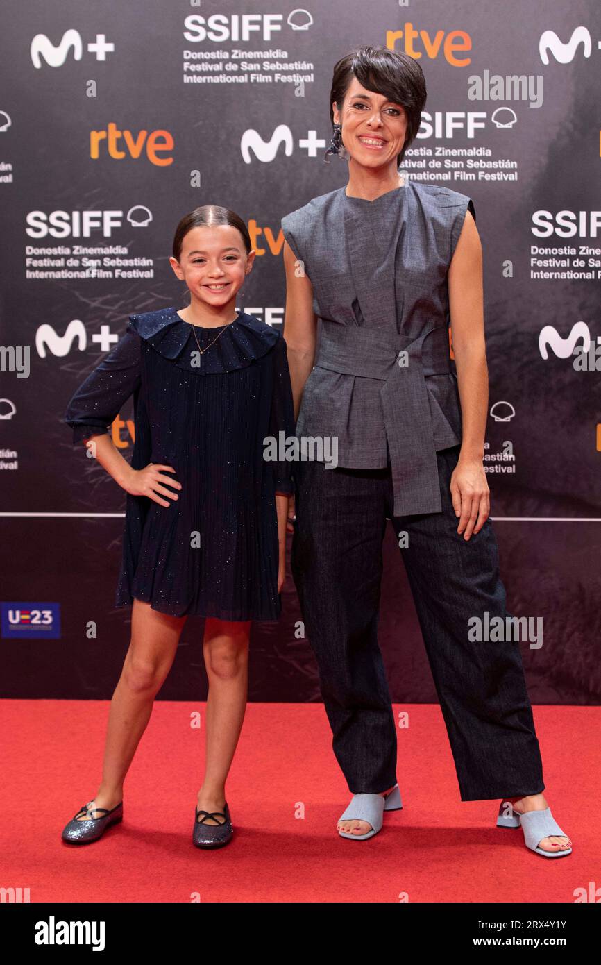 San Sebastian, Spain. 22nd Sep 2023. Sofia Otero and Estibaliz Urresola attends the Opening ...